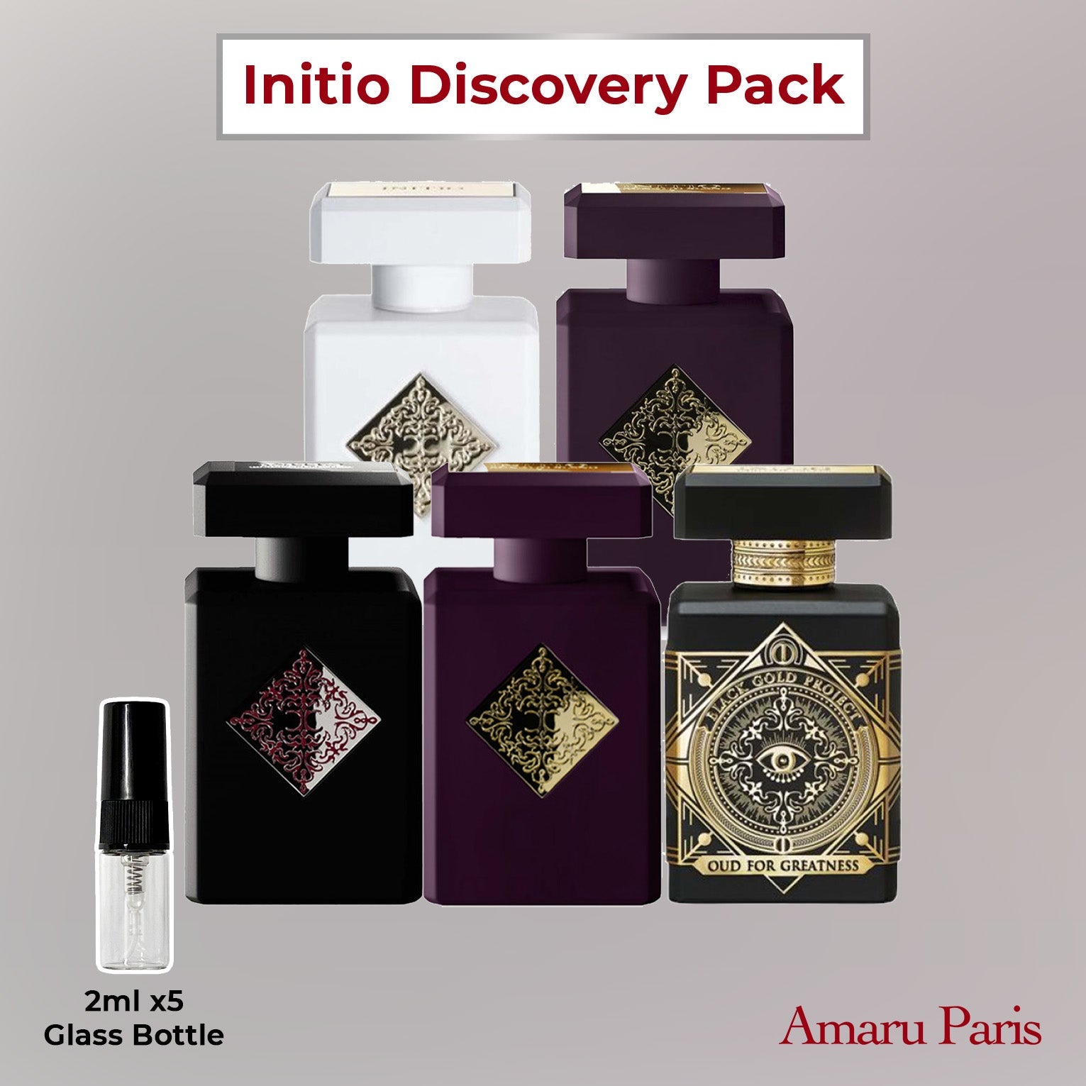 Initio Discovery Pack -20% - Parfum Miniature Amaru Paris